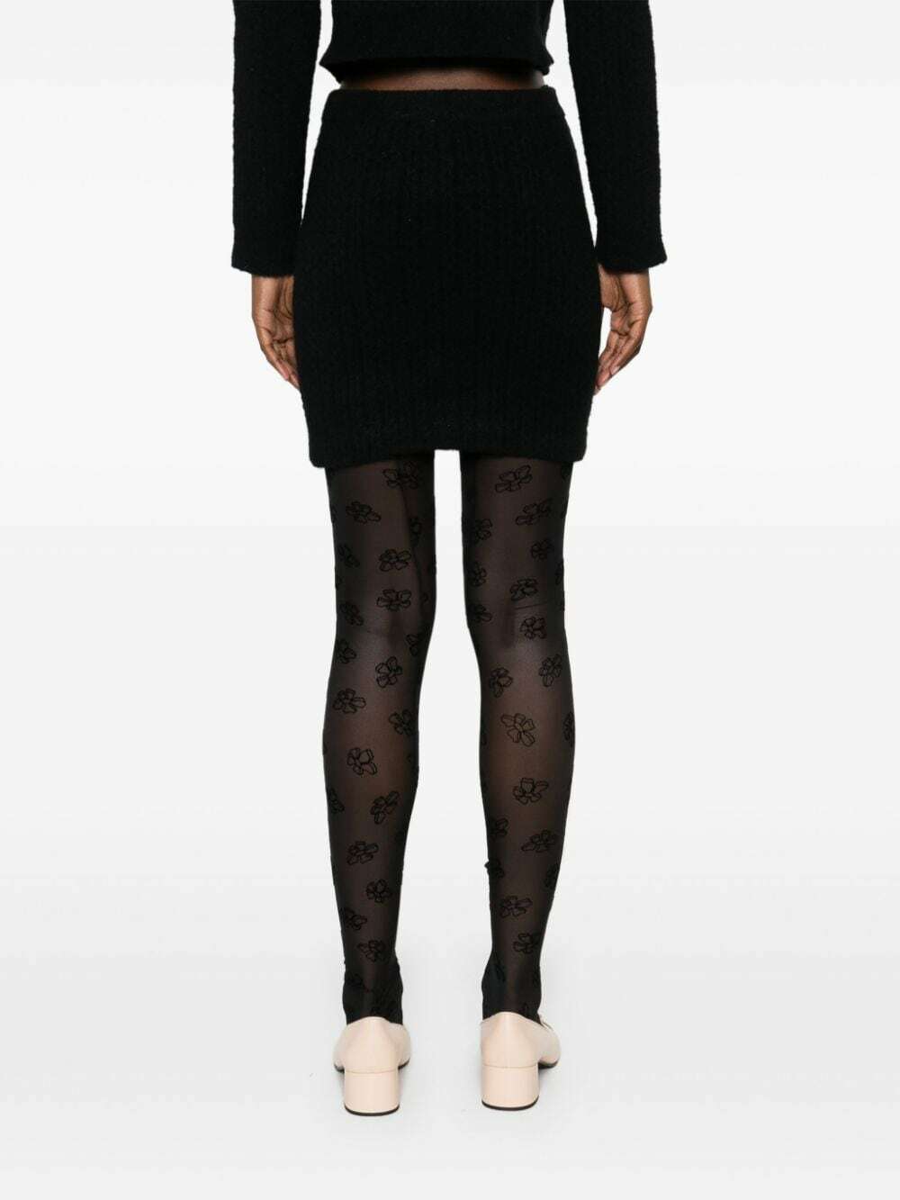 SELF PORTRAIT - Wool Blend Mini Skirt Self-Portrait