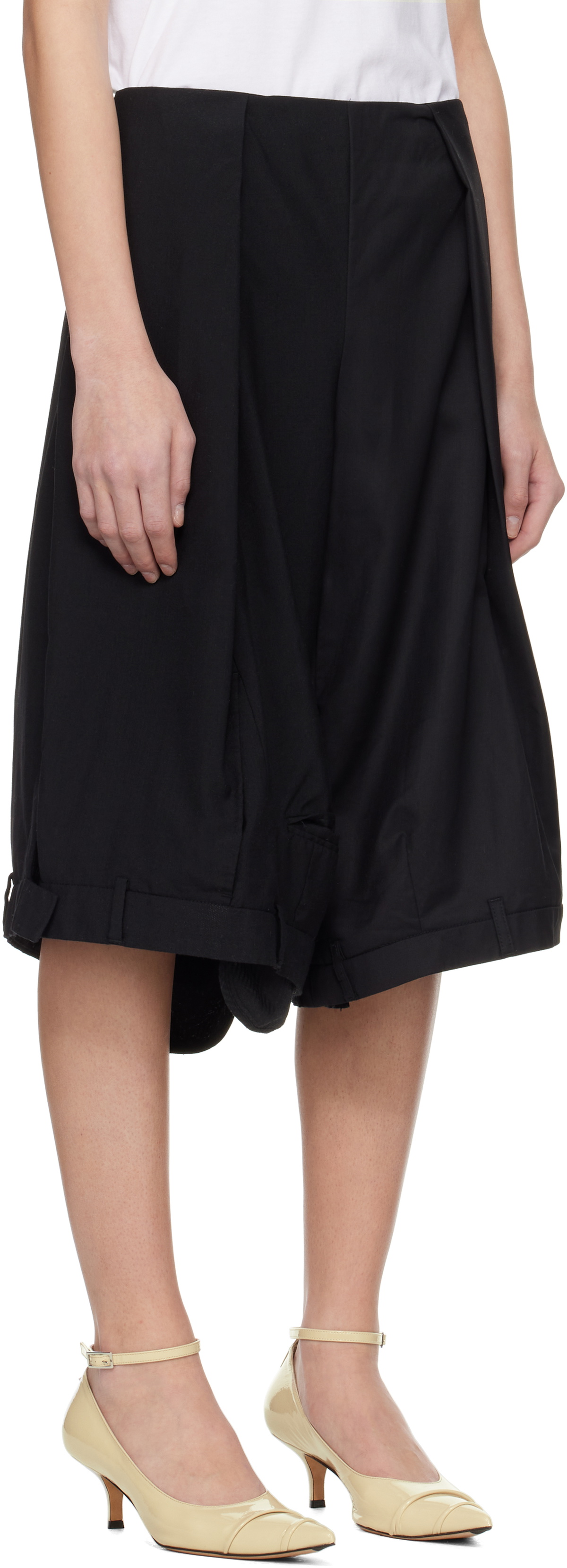 HODAKOVA Upside Down Wide Trouser Shorts HODAKOVA