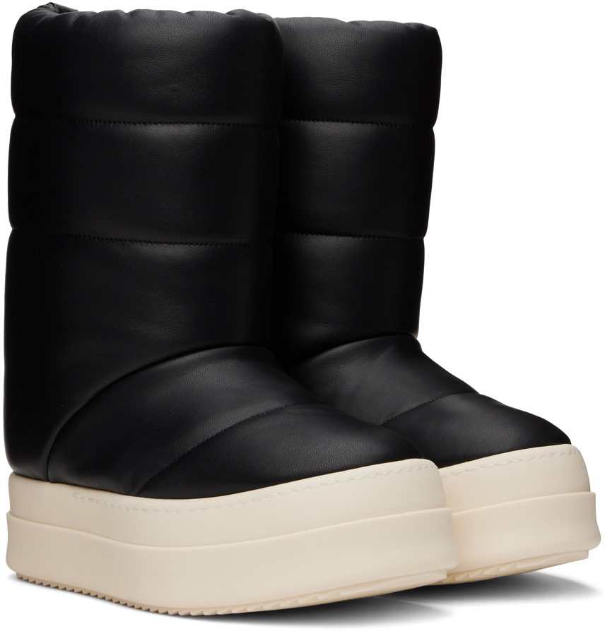 Rick Owens Black Porterville Mega Bumper Lunar Boots Rick Owens