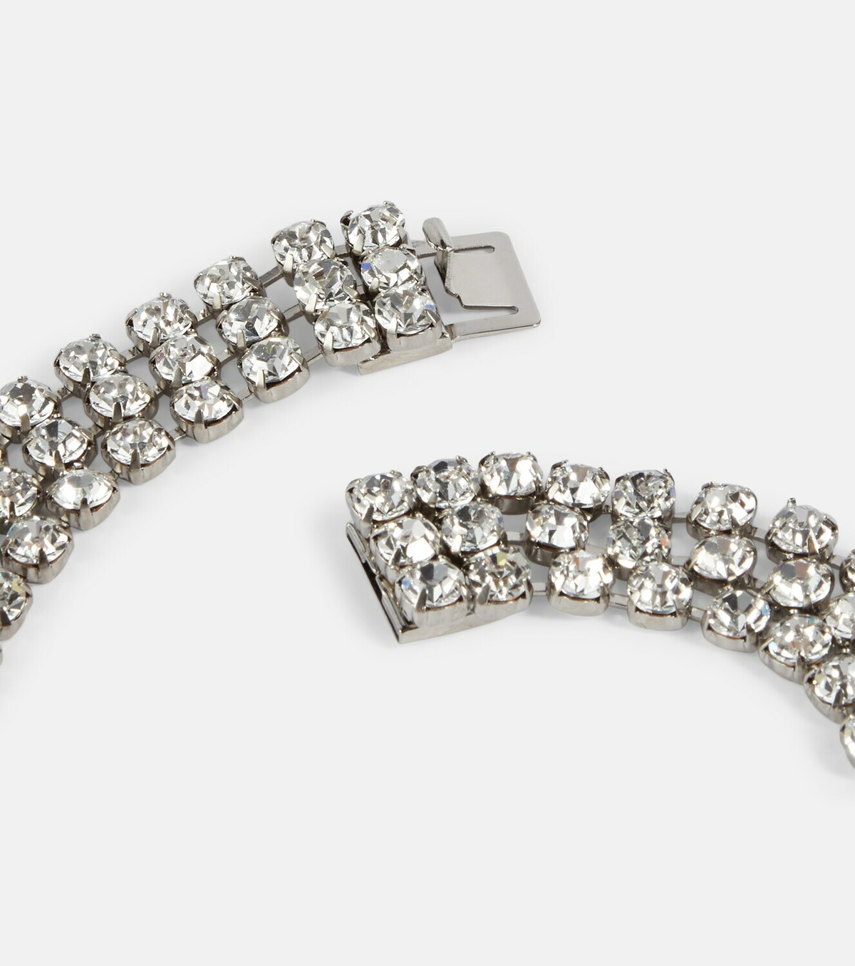 Alessandra Rich Crystal-embellished fringe necklace Alessandra Rich