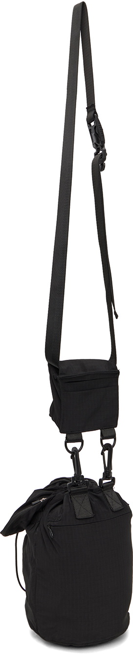 Archival Reinvent Black Teflon Bottle Bag Archival Reinvent