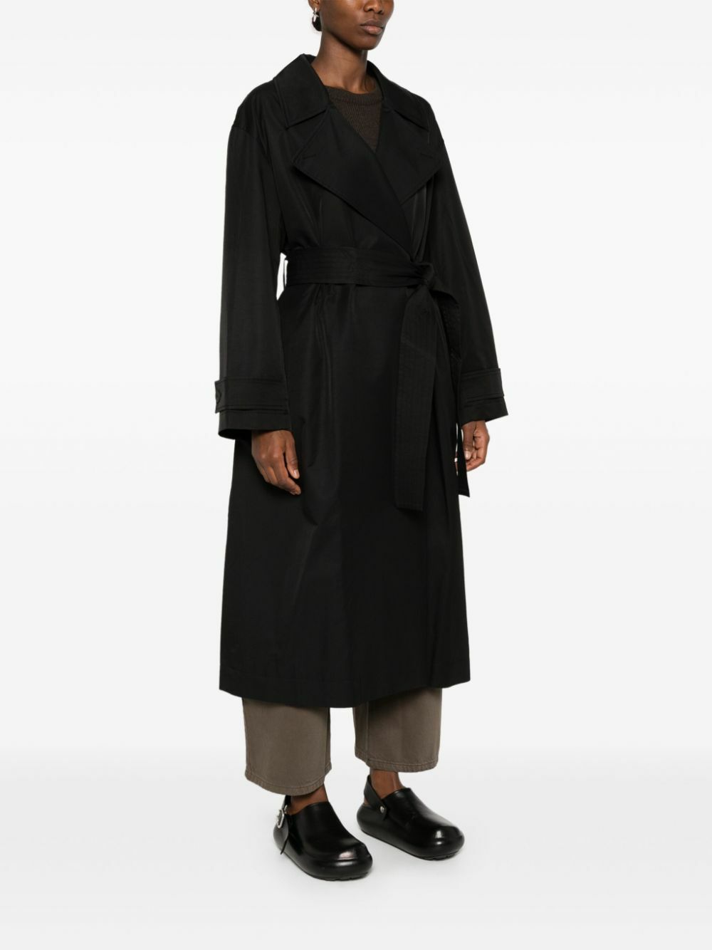 STUDIO NICHOLSON - Double-breasted Belted Coat Studio Nicholson
