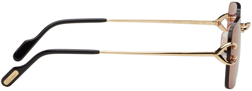 Cartier Gold Square Sunglasses Cartier