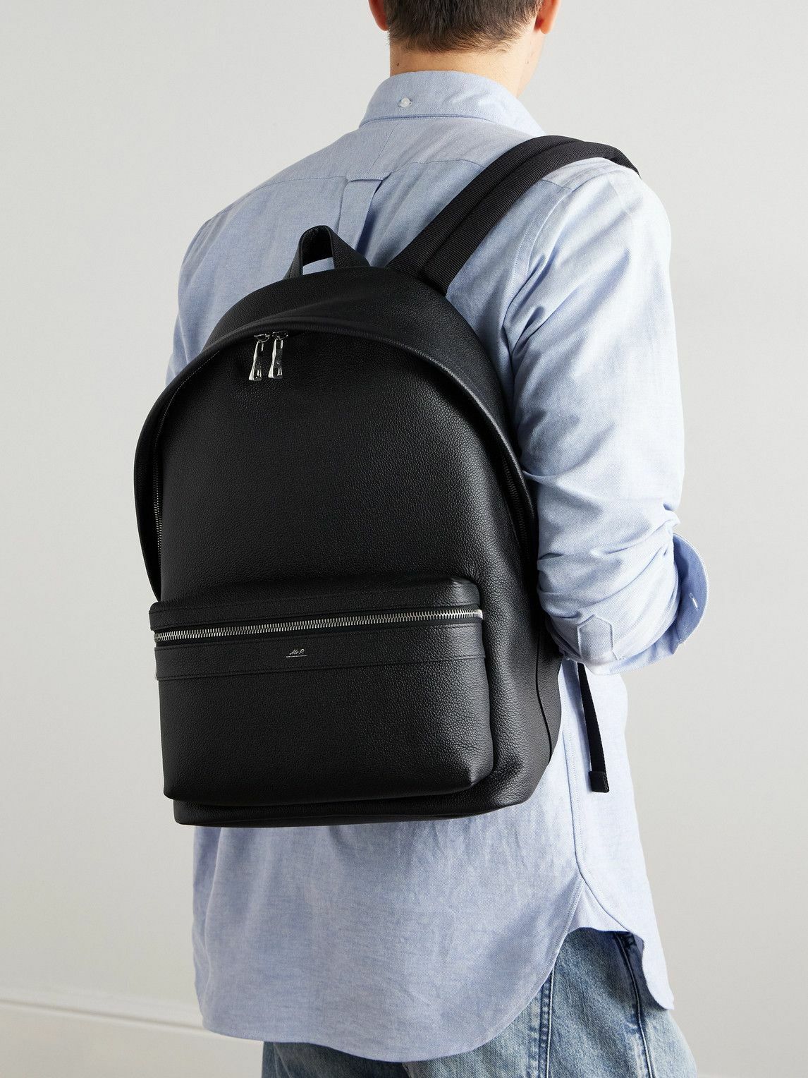 Mr P. - Full-Grain Leather Backpack Mr P.