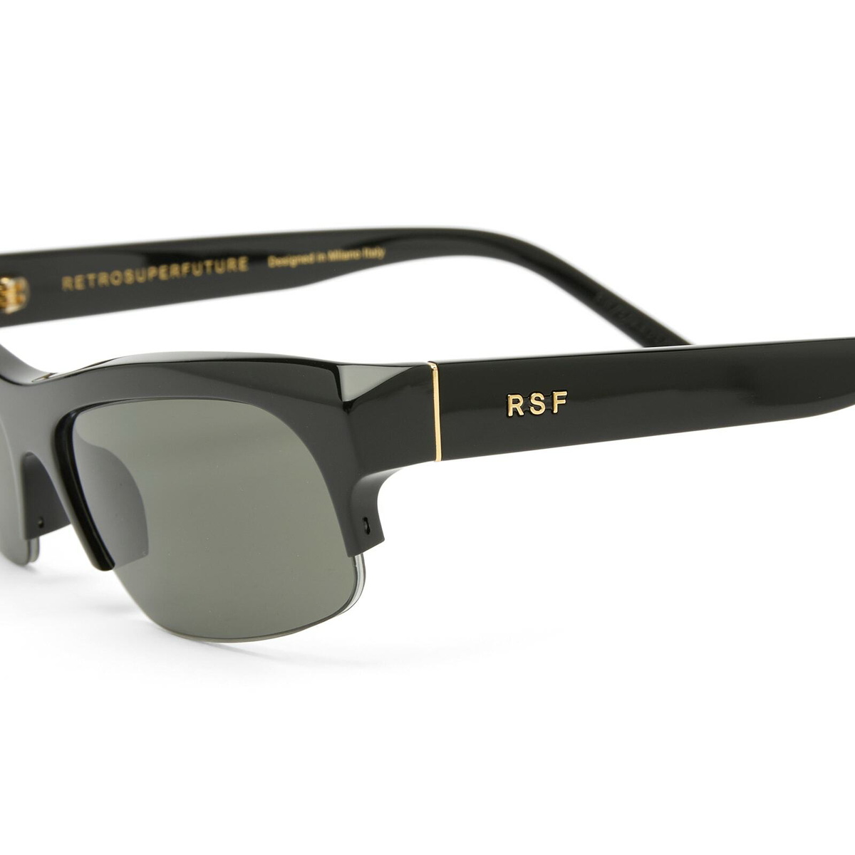 Retrosuperfuture Scatto Sunglasses in Black RETROSUPERFUTURE
