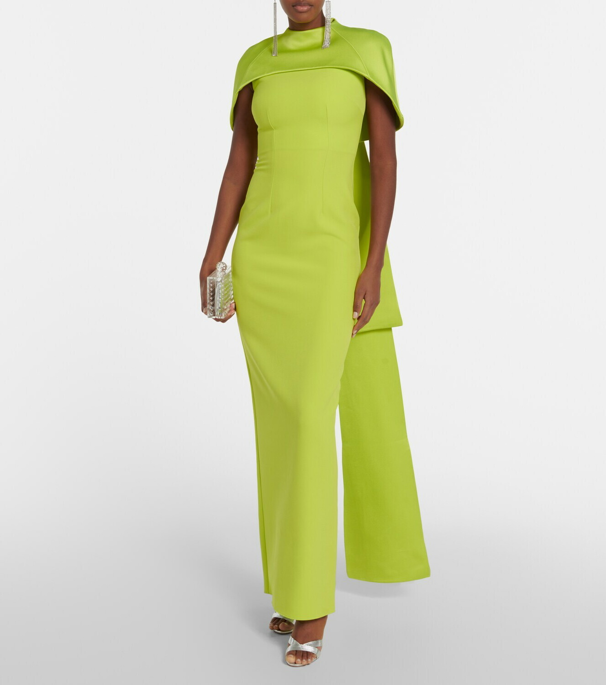 Safiyaa Kalika crêpe gown Safiyaa