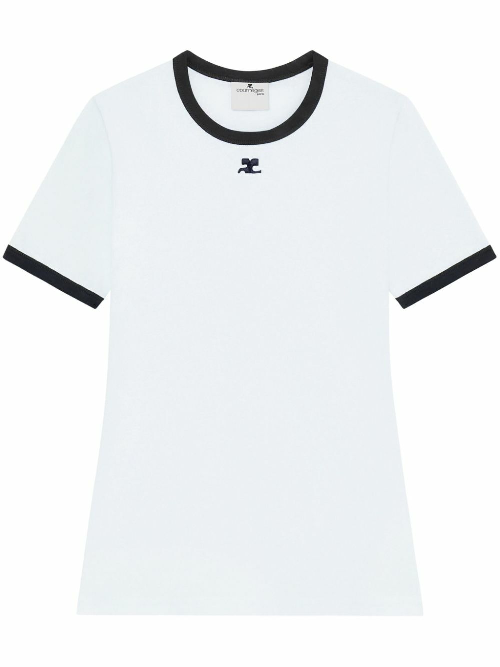 COURRÈGES - Logo Cotton T-shirt Courreges