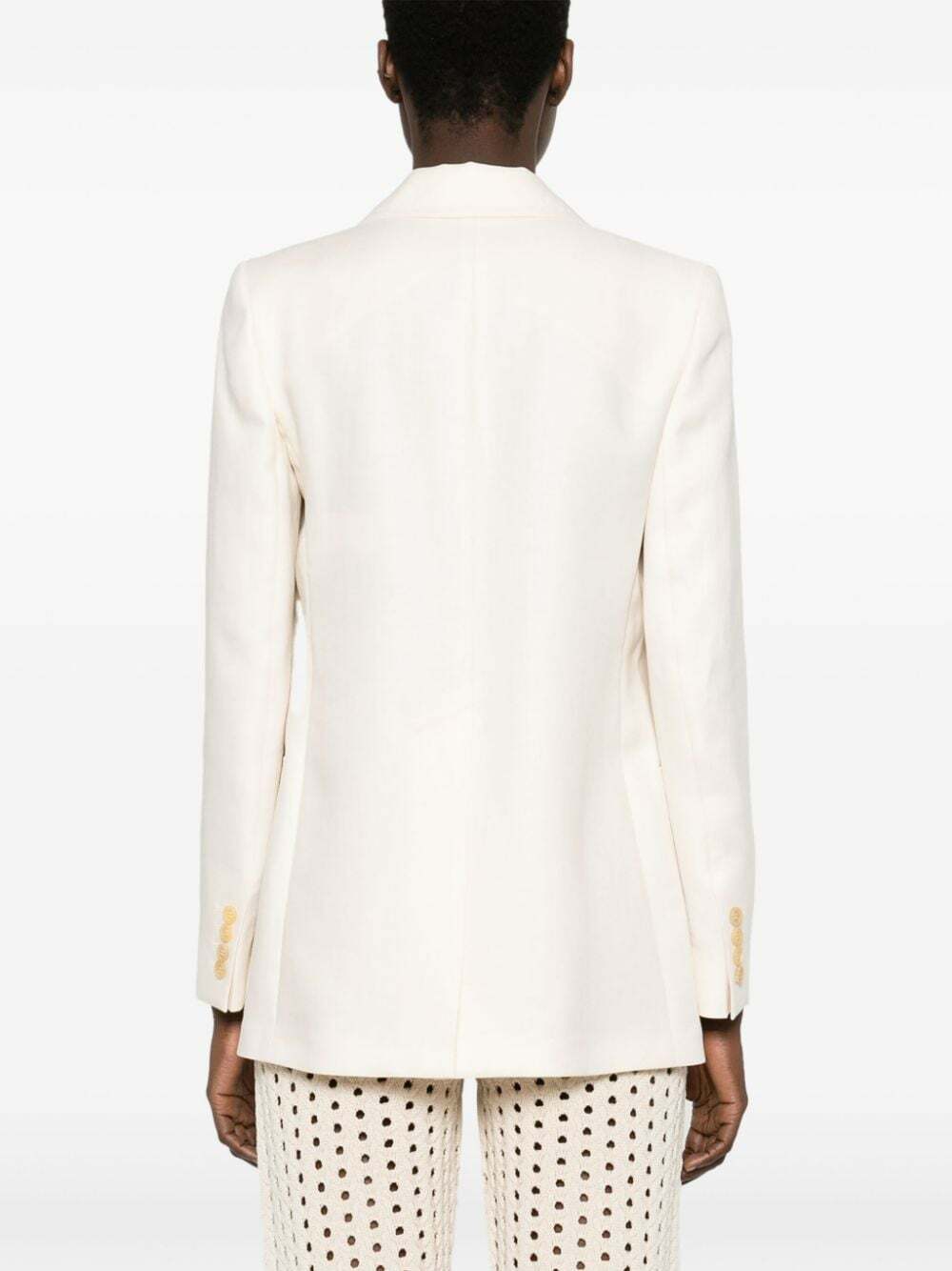 MAX MARA - Linen Single-breasted Blazer Jacket Max Mara