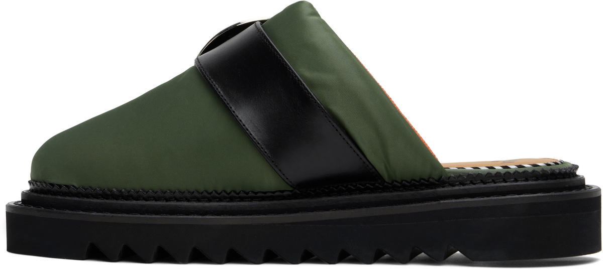 Toga Virilis Khaki Buckle Slippers Toga Virilis