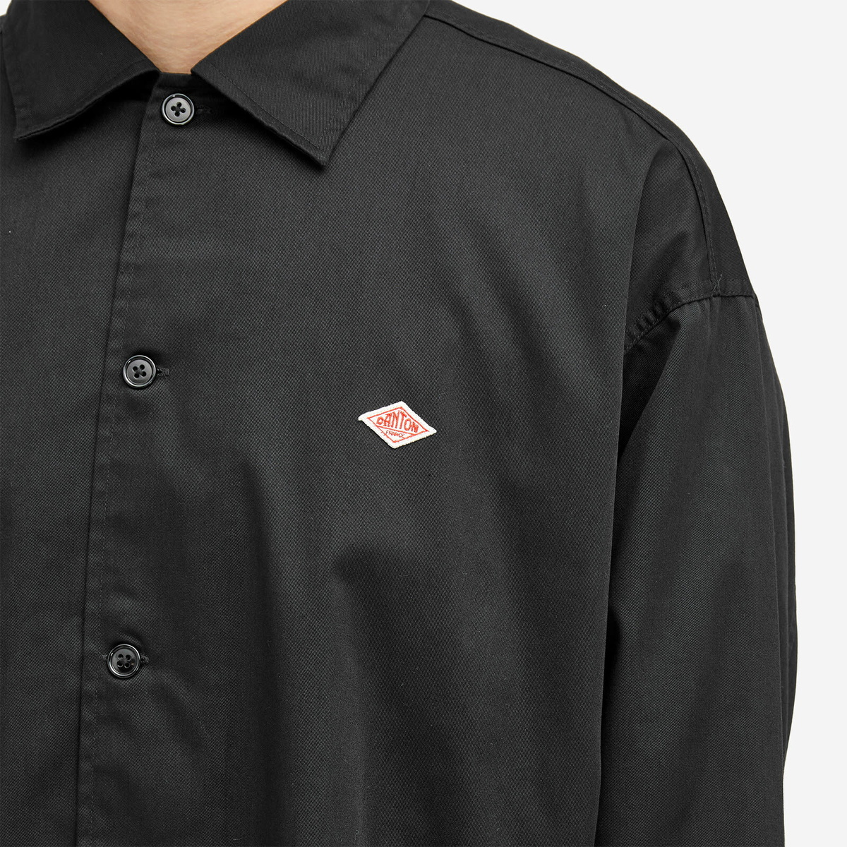 Danton Men's Lightweight Overshirt in Black Danton