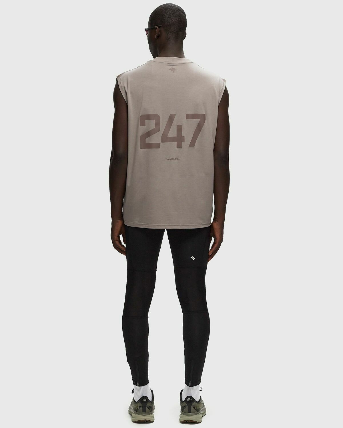 Represent 247 Oversized Tank Grey - Mens - Tank Tops Represent