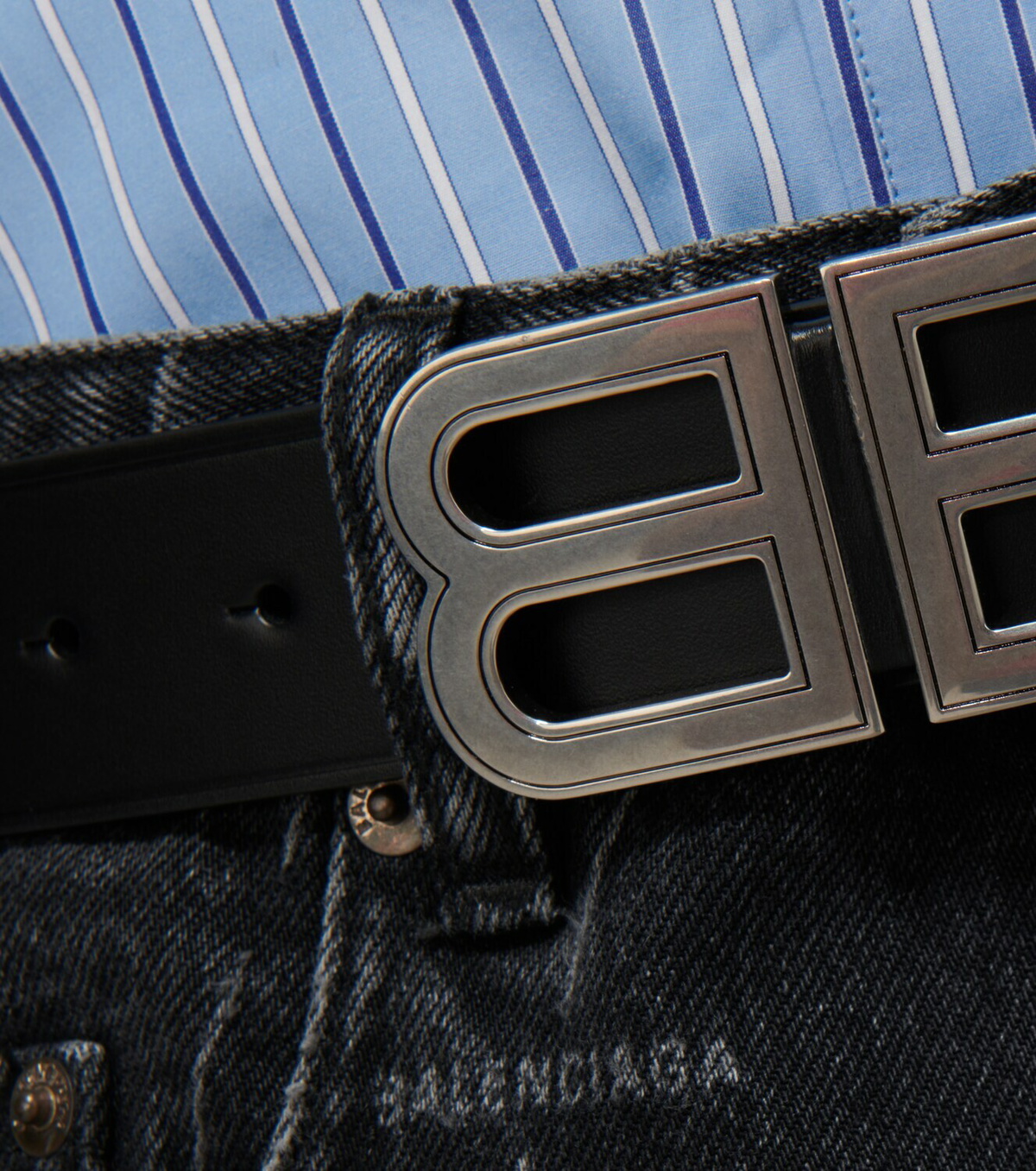 Balenciaga BB leather belt Balenciaga