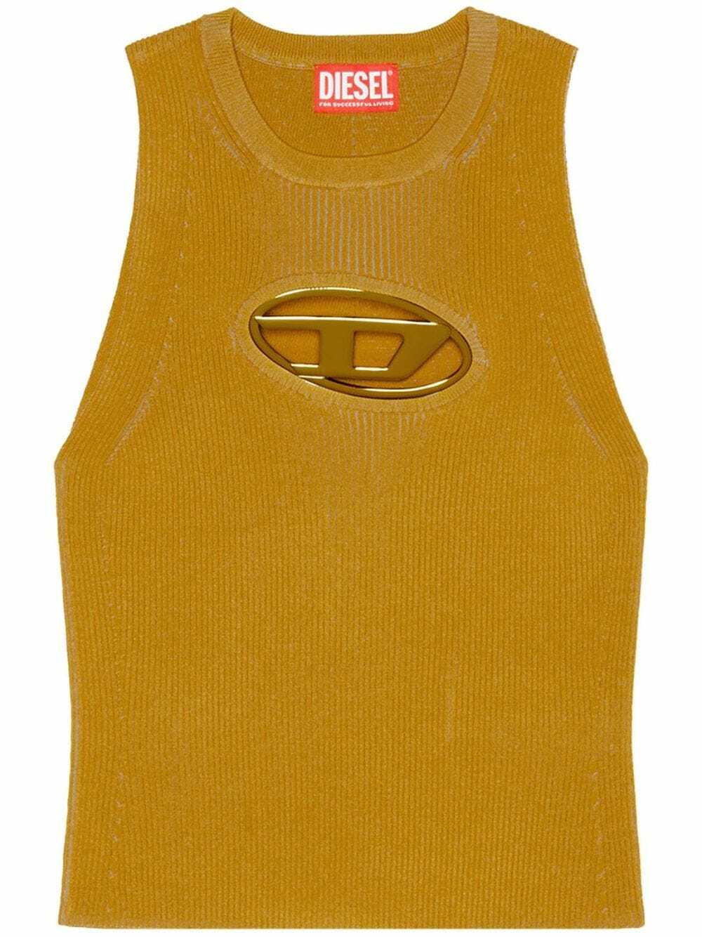 DIESEL - Logo Viscose Blend Tank Top Diesel