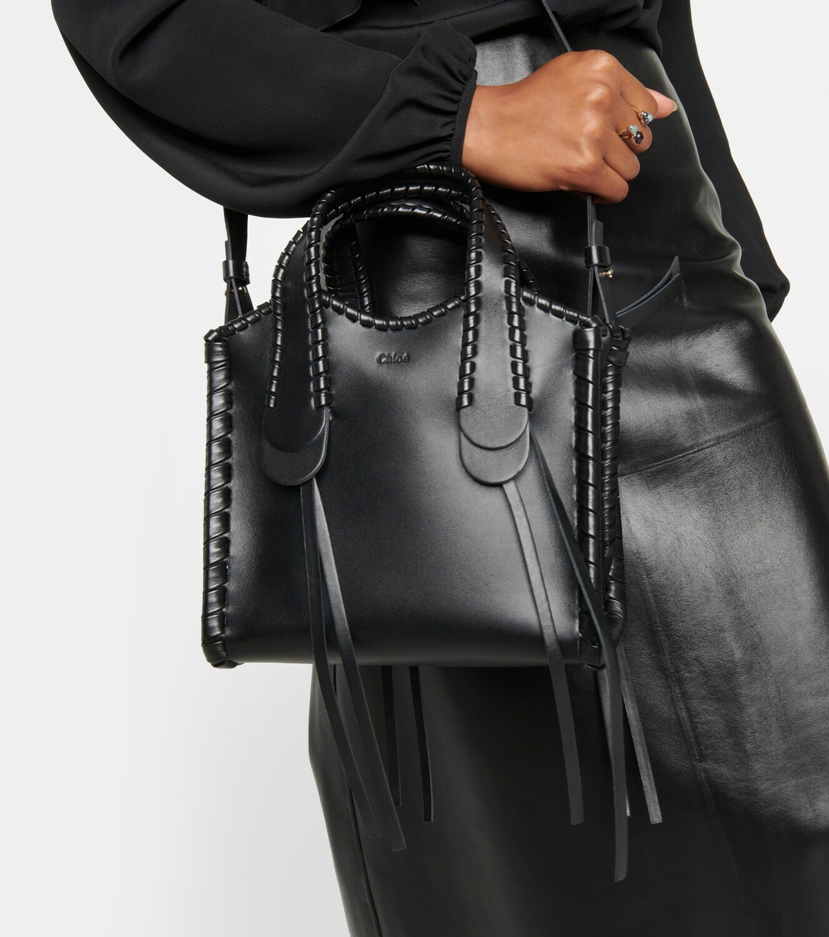 Chloé Mony Small leather tote bag Chloe
