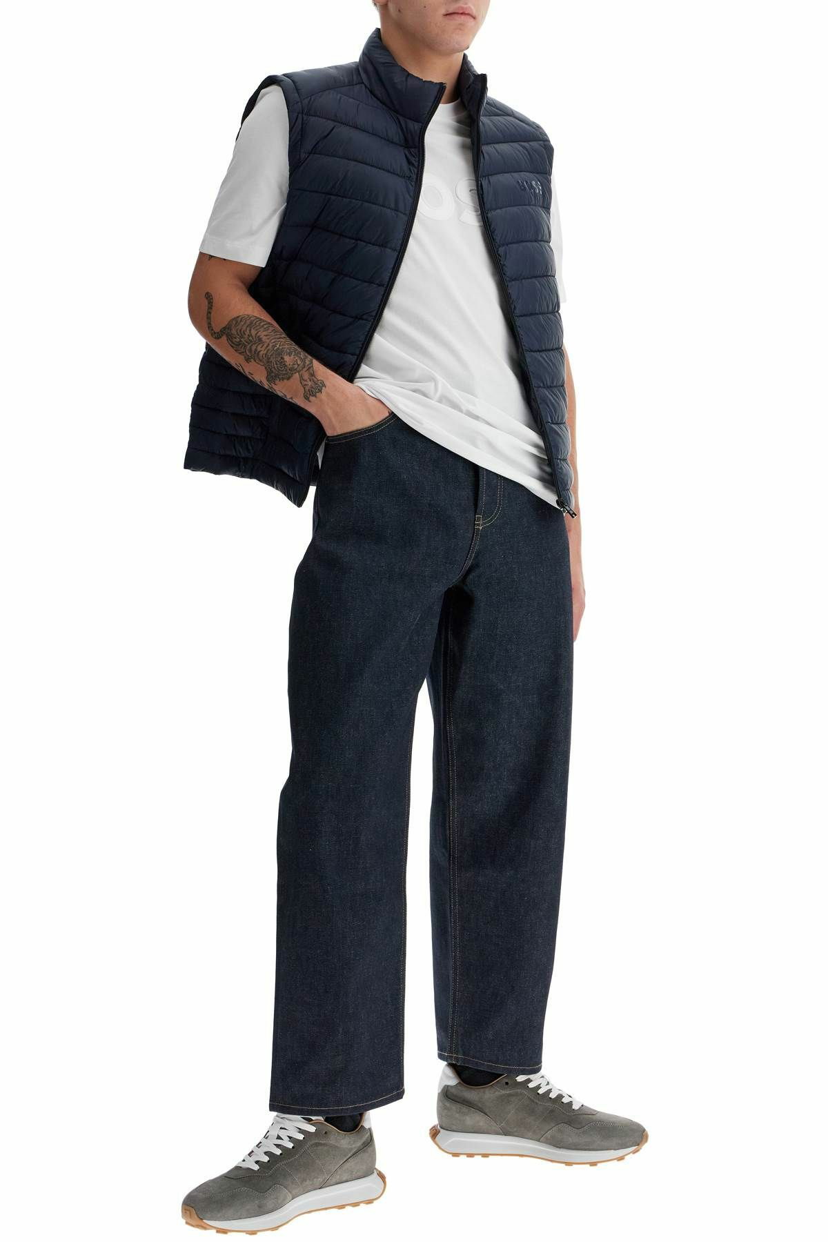 BOSS foldable padded vest Blue BOSS