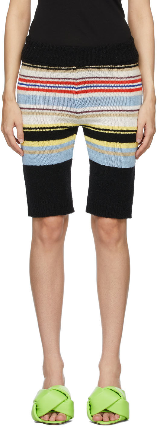 Ottolinger Black Carl Stripe Shorts Ottolinger