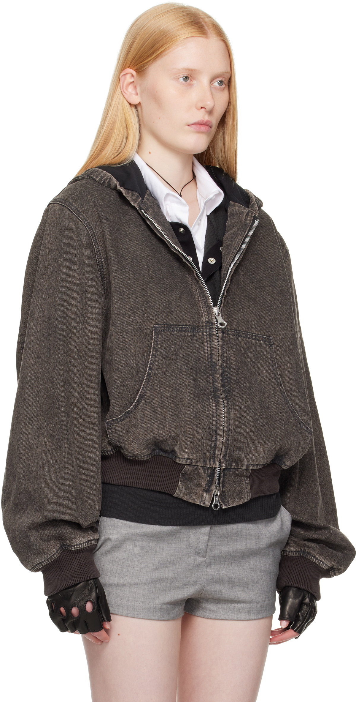OUR LEGACY Gray Bank Denim Jacket Our Legacy