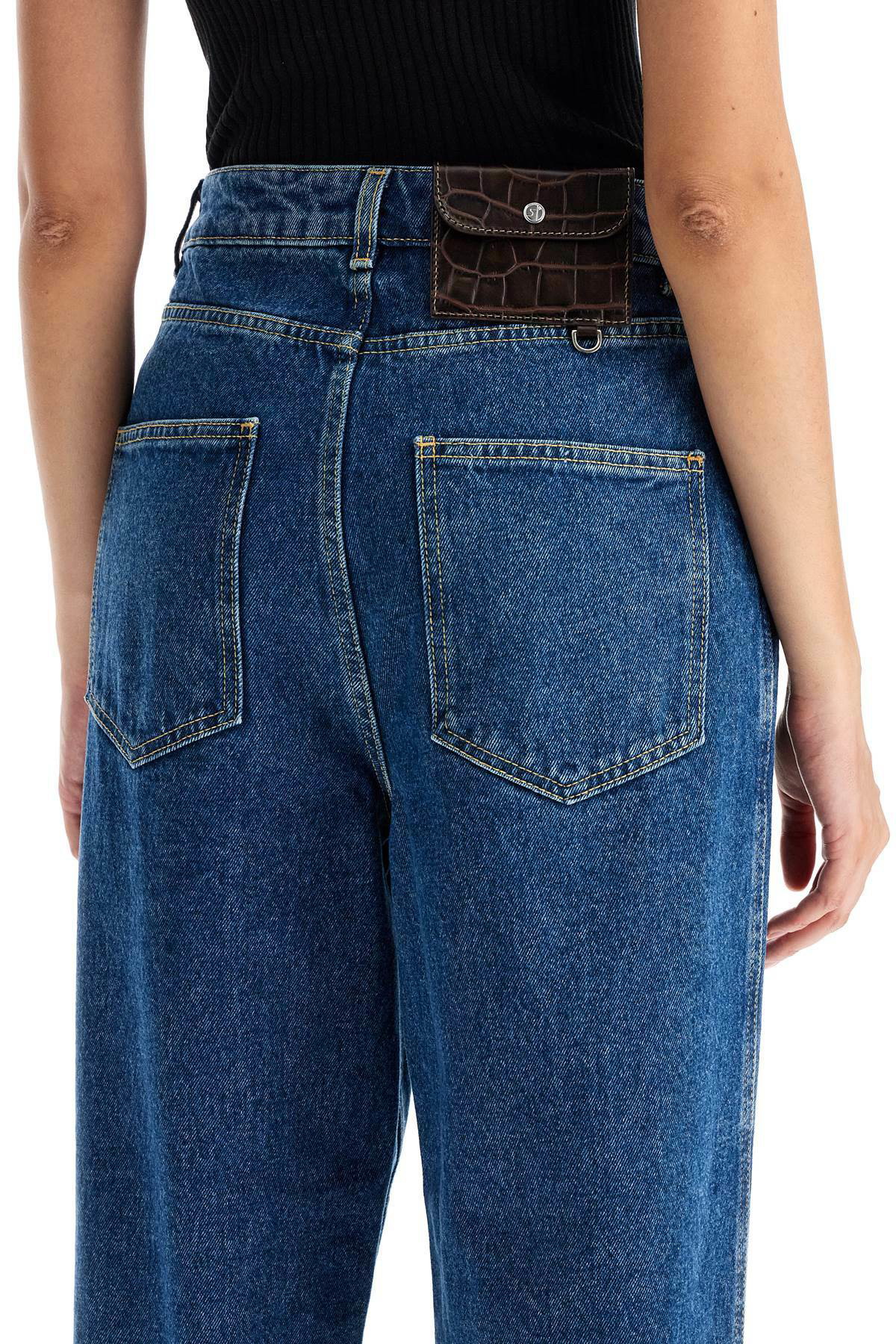 SAKS POTTS organic cotton jeans shake in Blue Saks Potts