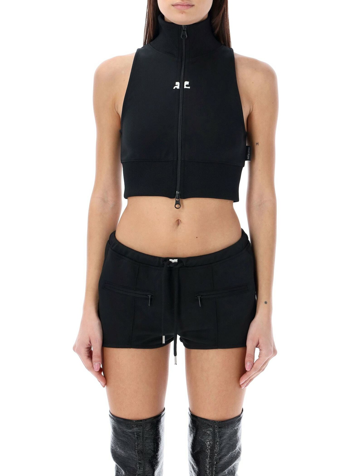 Courrèges Tracksuit Cropper Vest Courreges