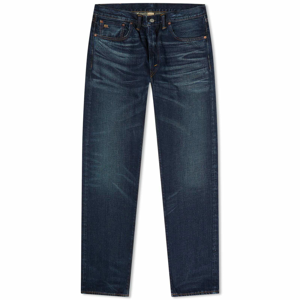 RRL Men's High Slim Jean in Bayview Wash RRL