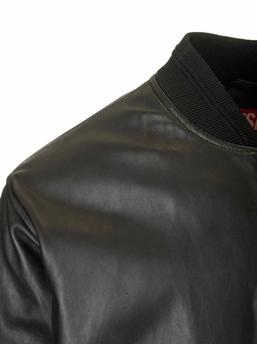 Diesel Waxed Leather Jacket Diesel