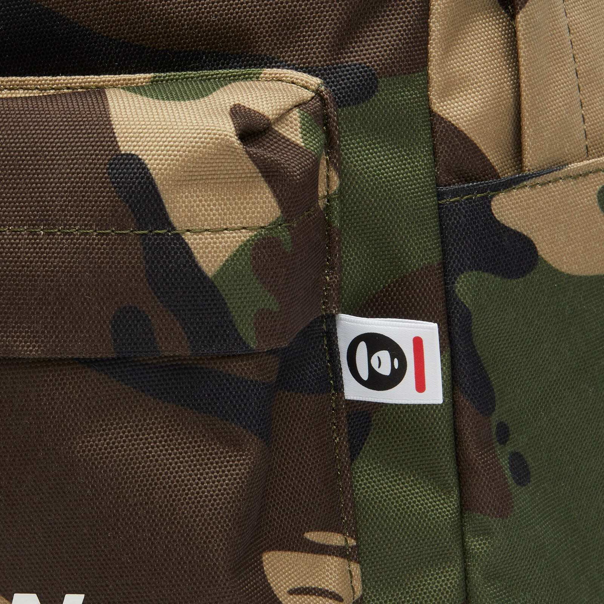 Men's AAPE Nylon Backpack in Green AAPE by A Bathing Ape