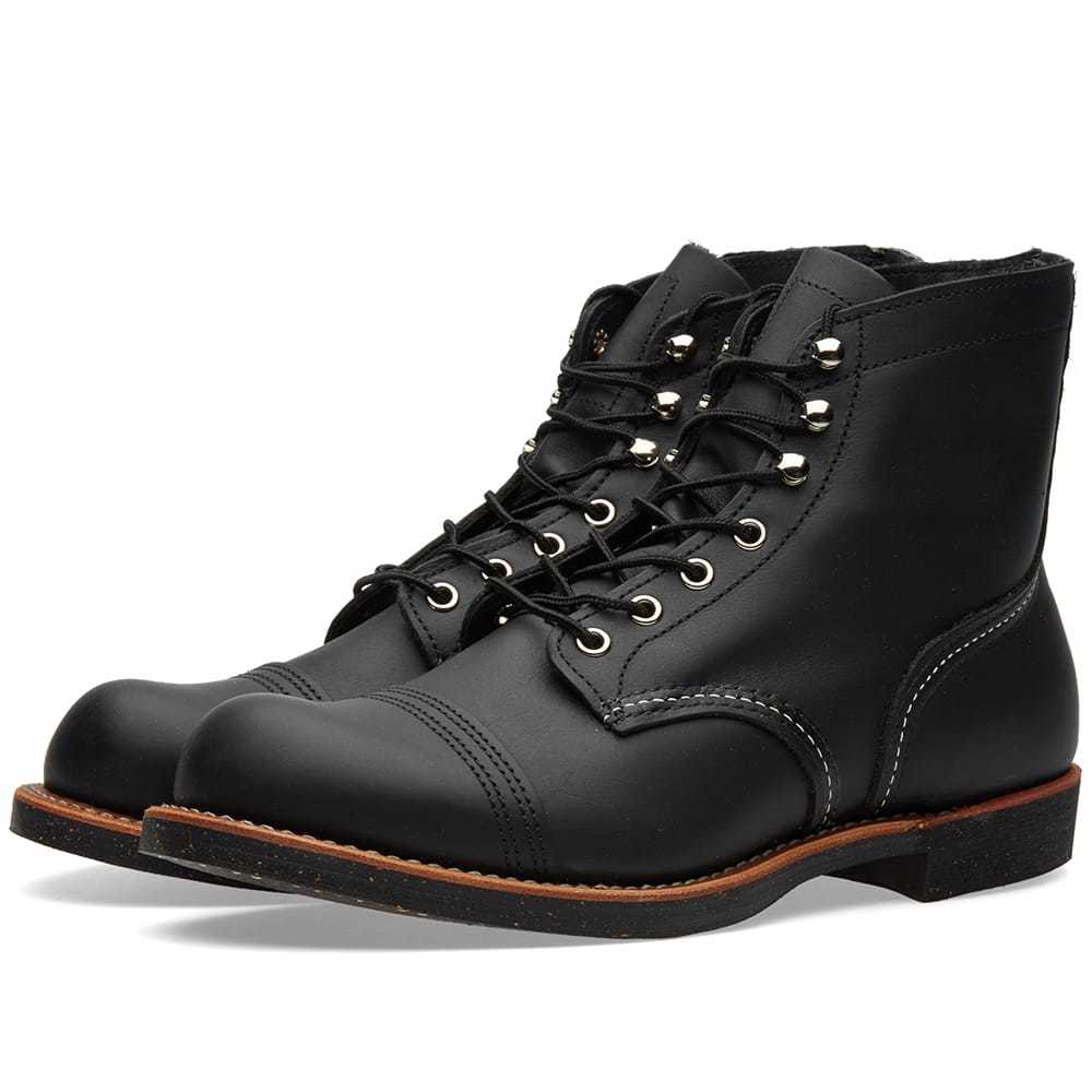 Red Wing 8114 Heritage 6" Iron Ranger Boot Black Red Wing Shoes