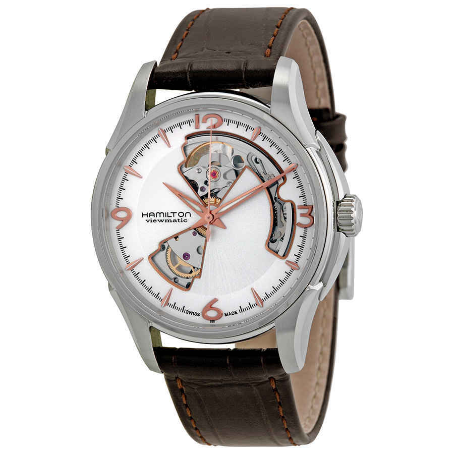 Hamilton Mens Jazzmaster Open Heart Watch H32565555 Hamilton