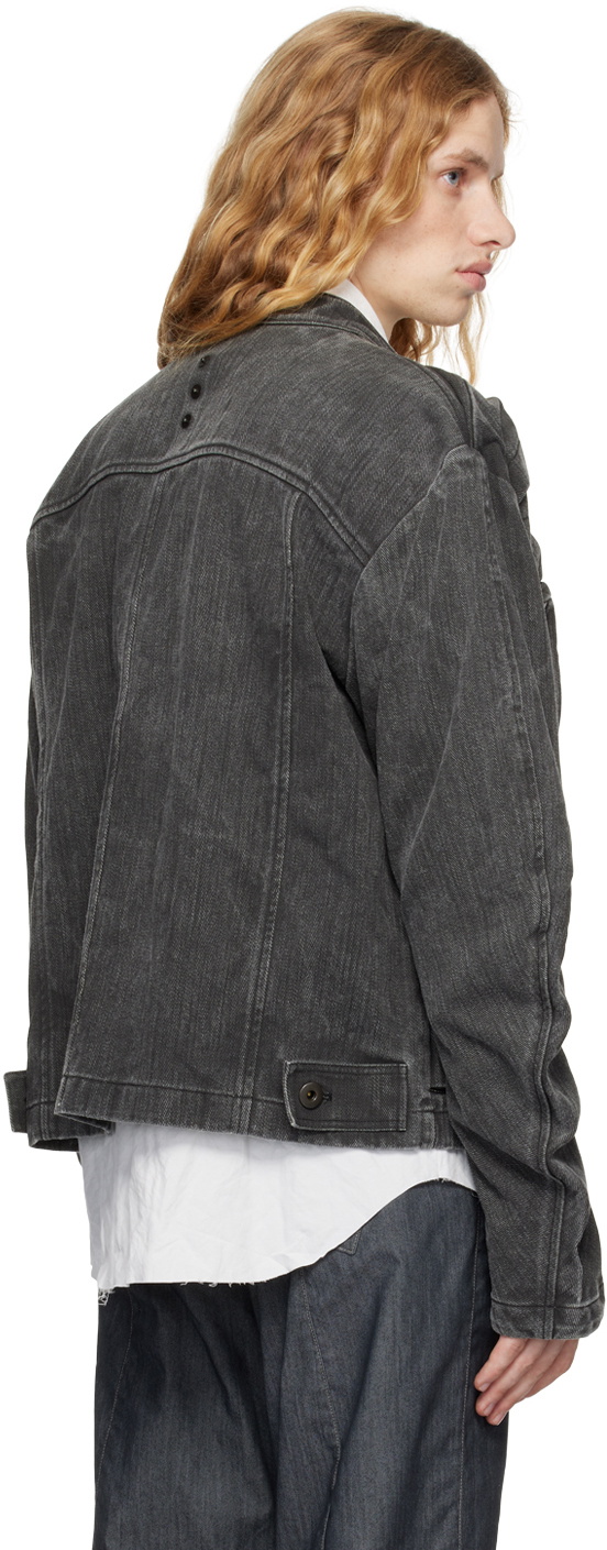 CARNET-ARCHIVE Gray Mass Denim Jacket CARNET-ARCHIVE