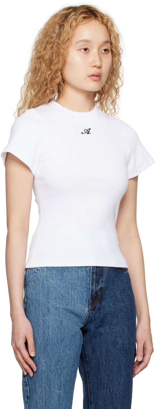 Axel Arigato White Script 'A' T-Shirt Axel Arigato