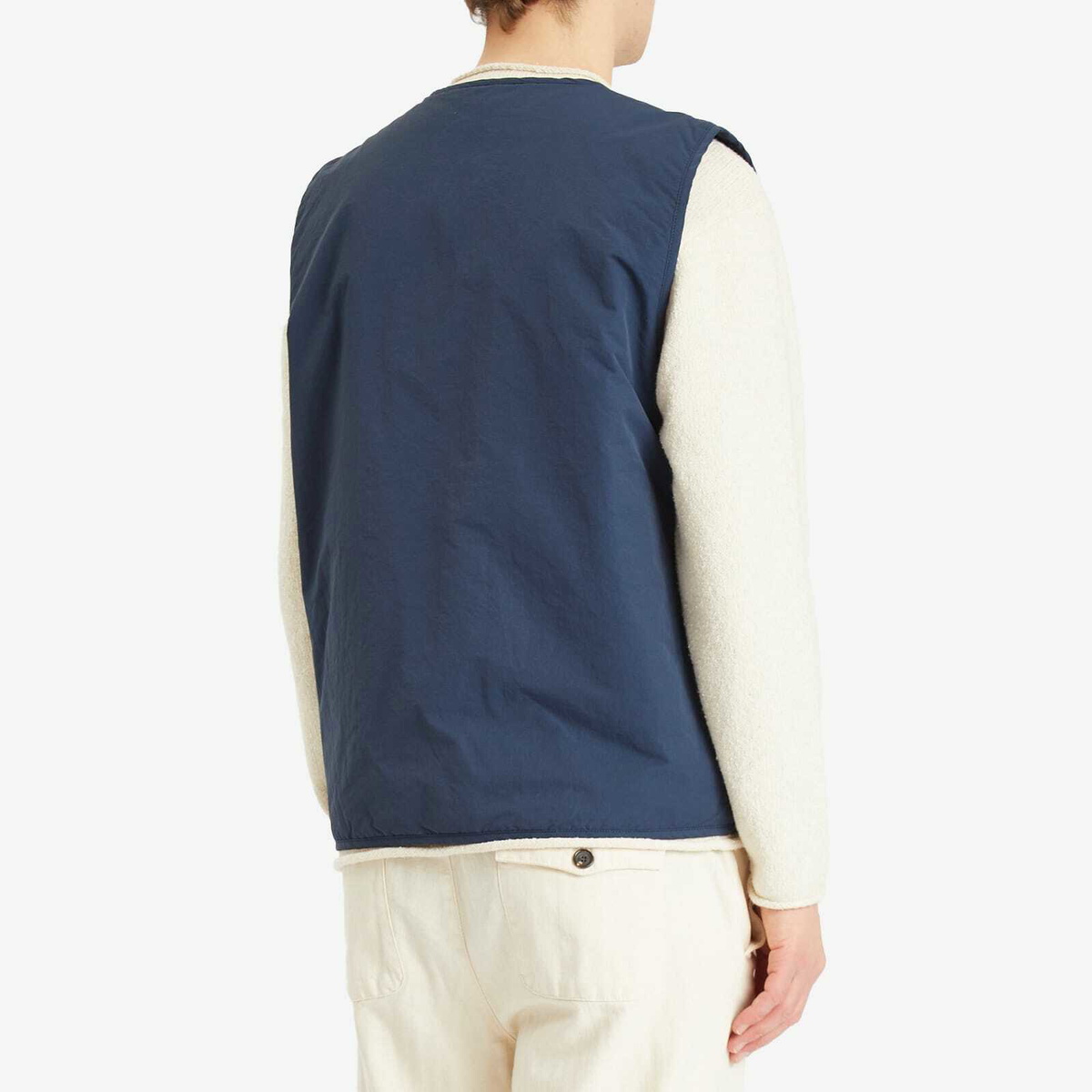 Pendleton Men's Reversible Parachute Liner Vest in Navy Pendleton