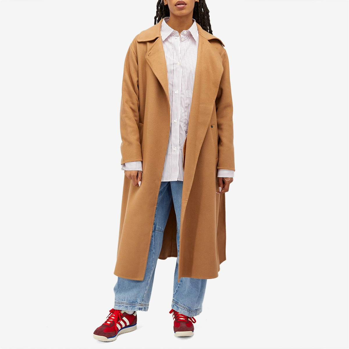 Closed Women's Long Formal Overcoat in Brown Closed