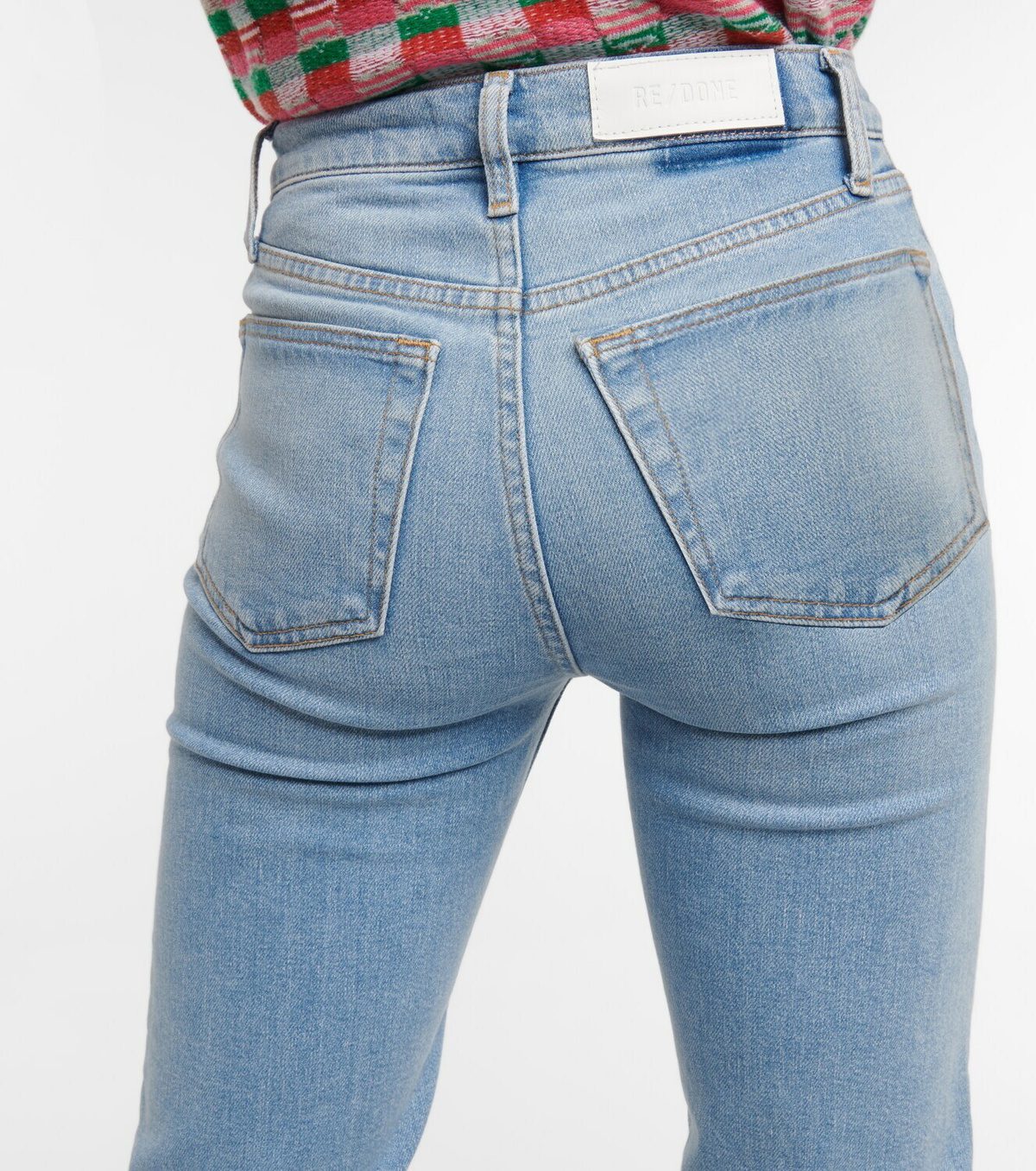 Re/Done 70s Stove Pipe high-rise straight jeans Re/Done