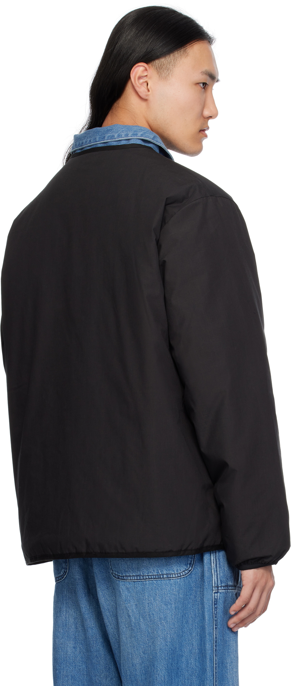 nanamica Black Reversible Down Jacket Nanamica