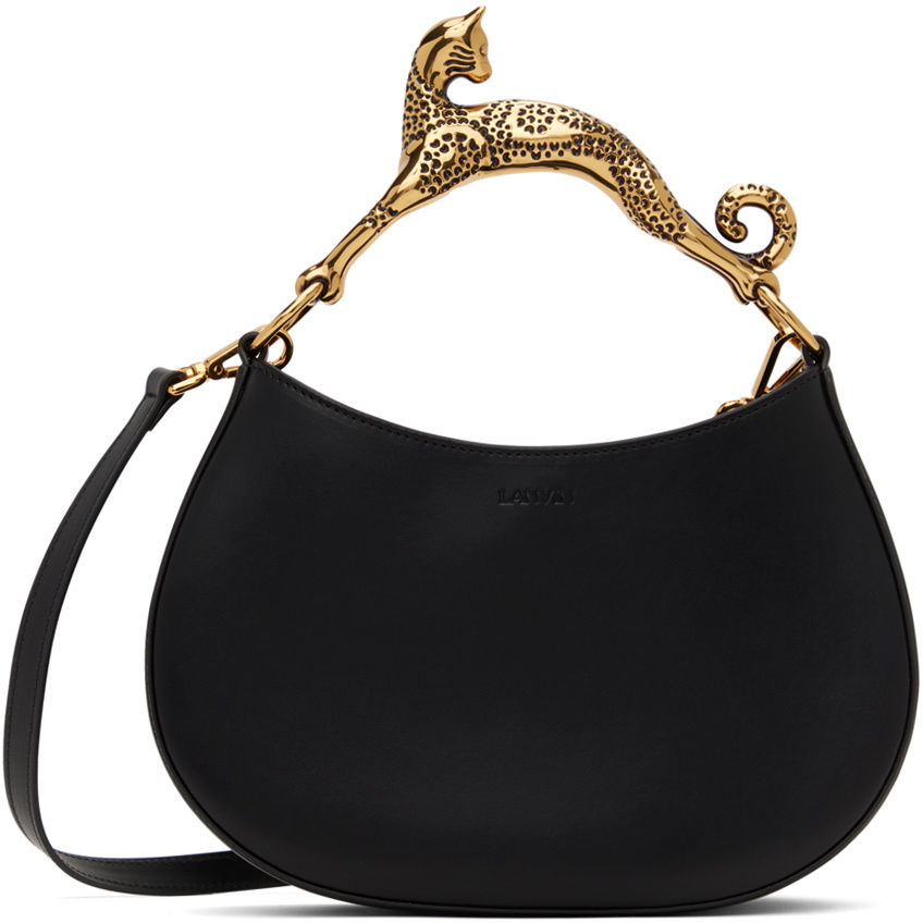 Lanvin Black PM Cat Handle Bag Lanvin