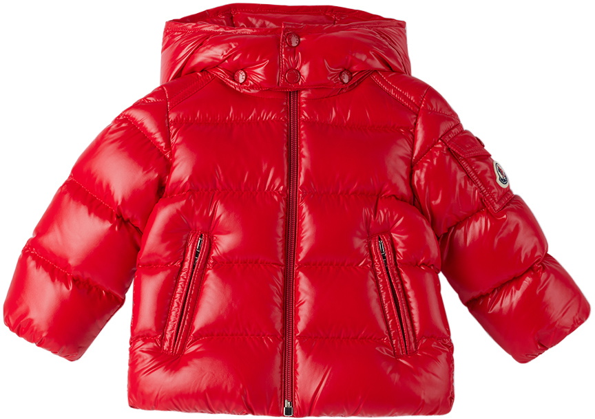 Moncler Enfant Baby Red Maya Down Jacket Moncler Enfant