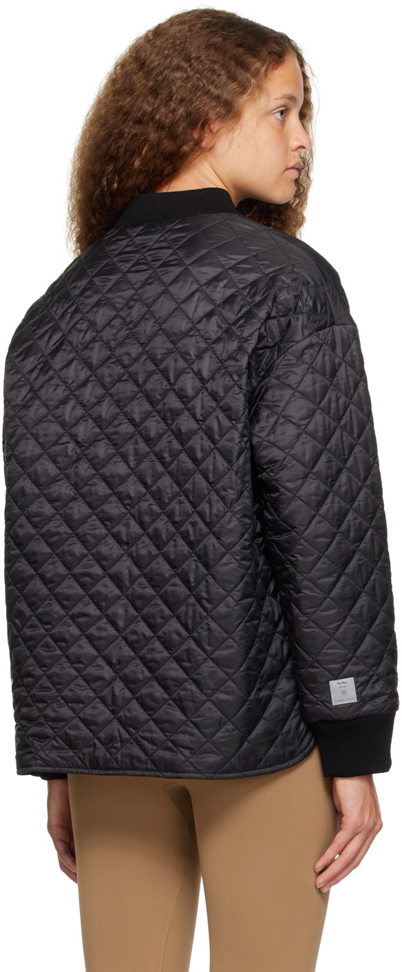 S Max Mara Black Maya Bomber Jacket S Max Mara