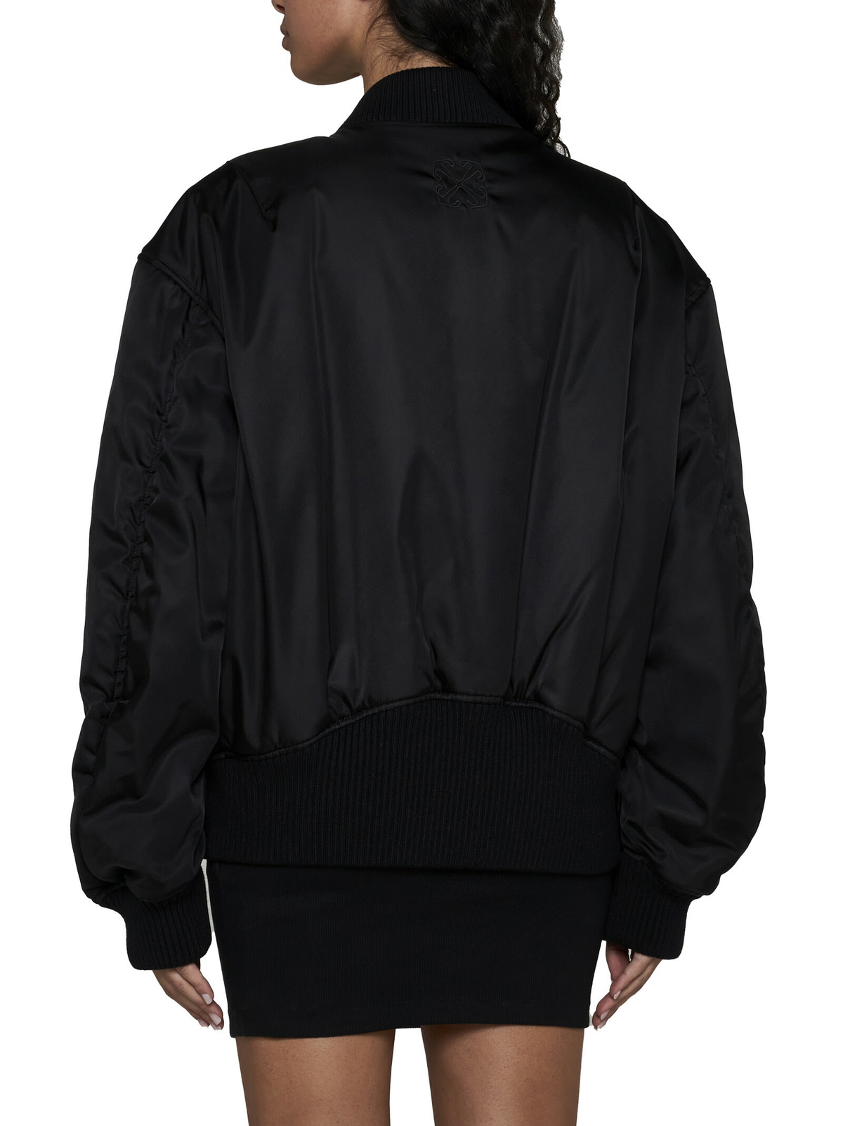 Off-White Black Oversize Nylon Jacket Off-White