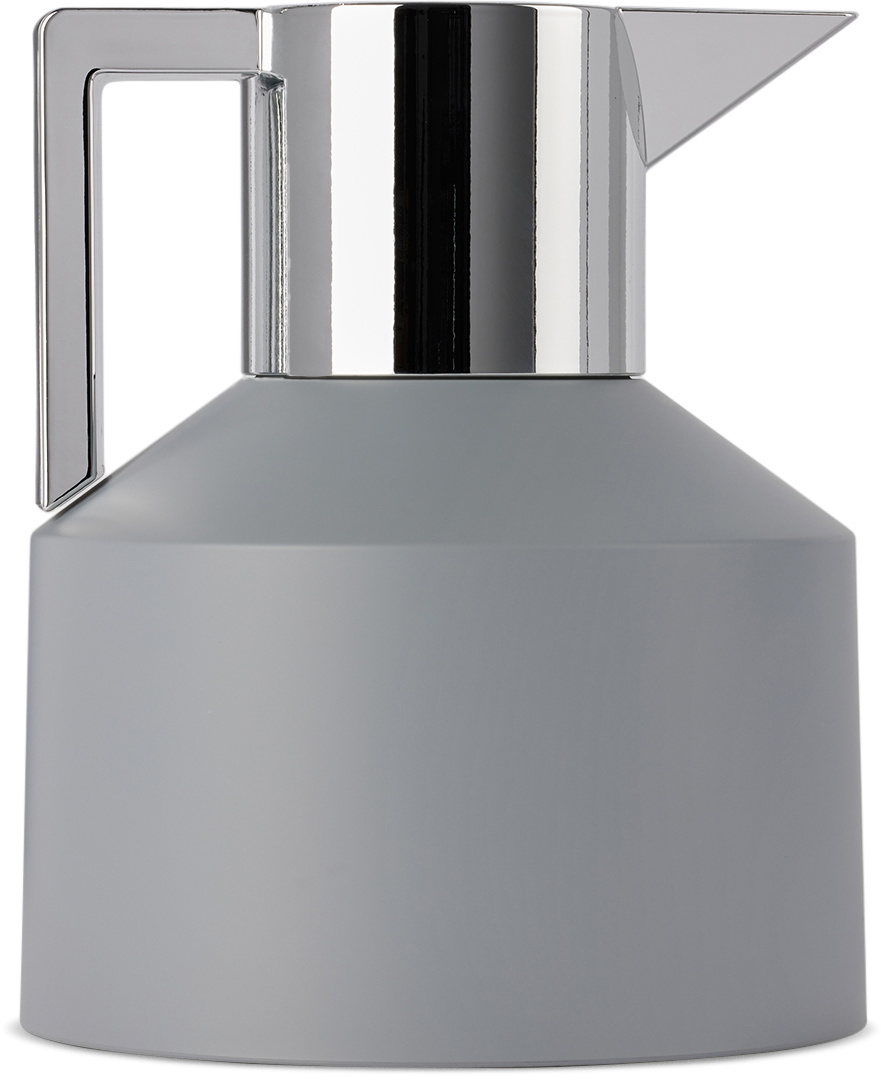 Normann Copenhagen Gray & Silver Geo Vacuum Jug