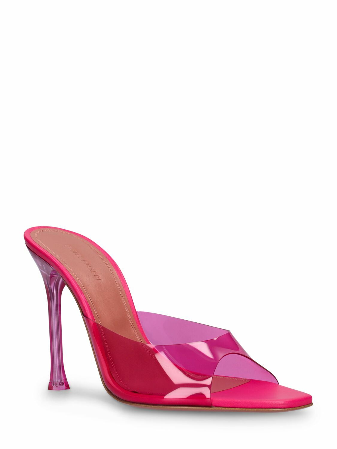 AMINA MUADDI - 105mm Alexa Pvc Mules Amina Muaddi