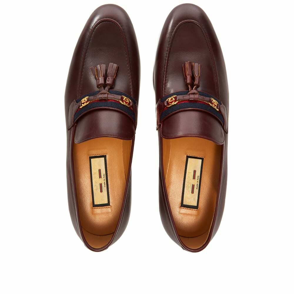 Gucci Men's Paride Loafer in Burgundy Gucci