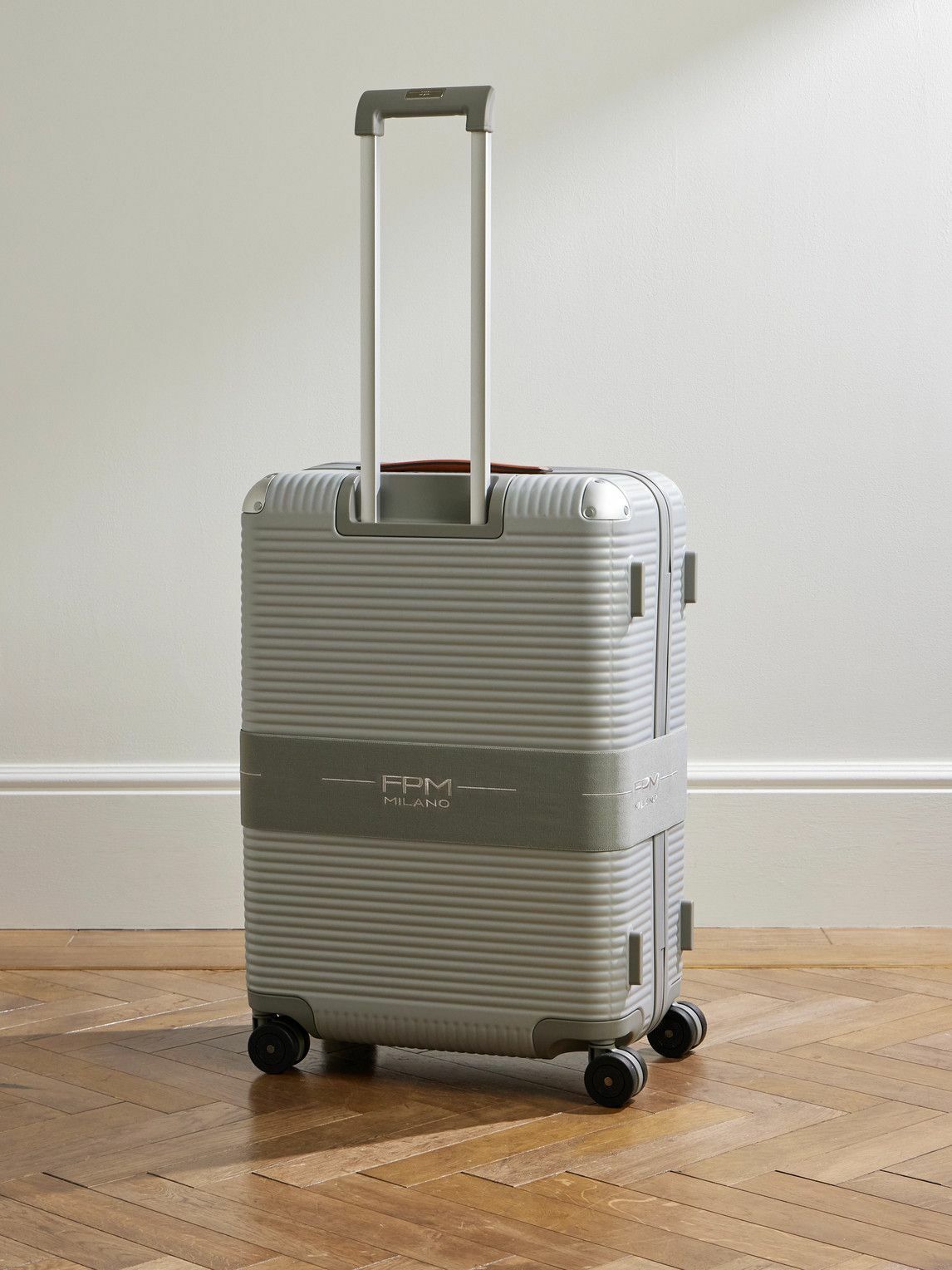 FPM Milano - Bank Zip Deluxe 68cm Leather-Trimmed Polycarbonate Spinner Suitcase FPM Milano