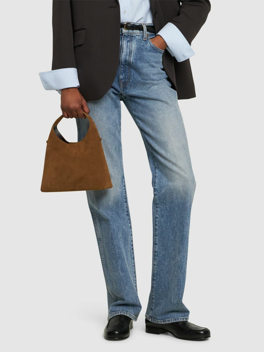 AESTHER EKME - Mini Sac Suede Top Handle Bag Aesther Ekme