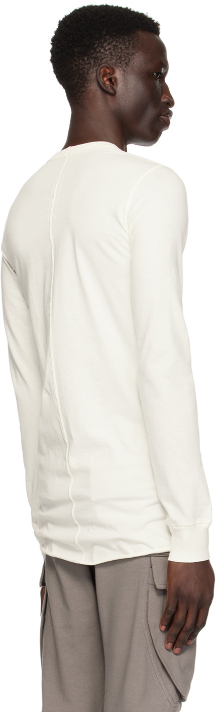 Rick Owens Off-White Basic Long Sleeve T-Shirt Rick Owens
