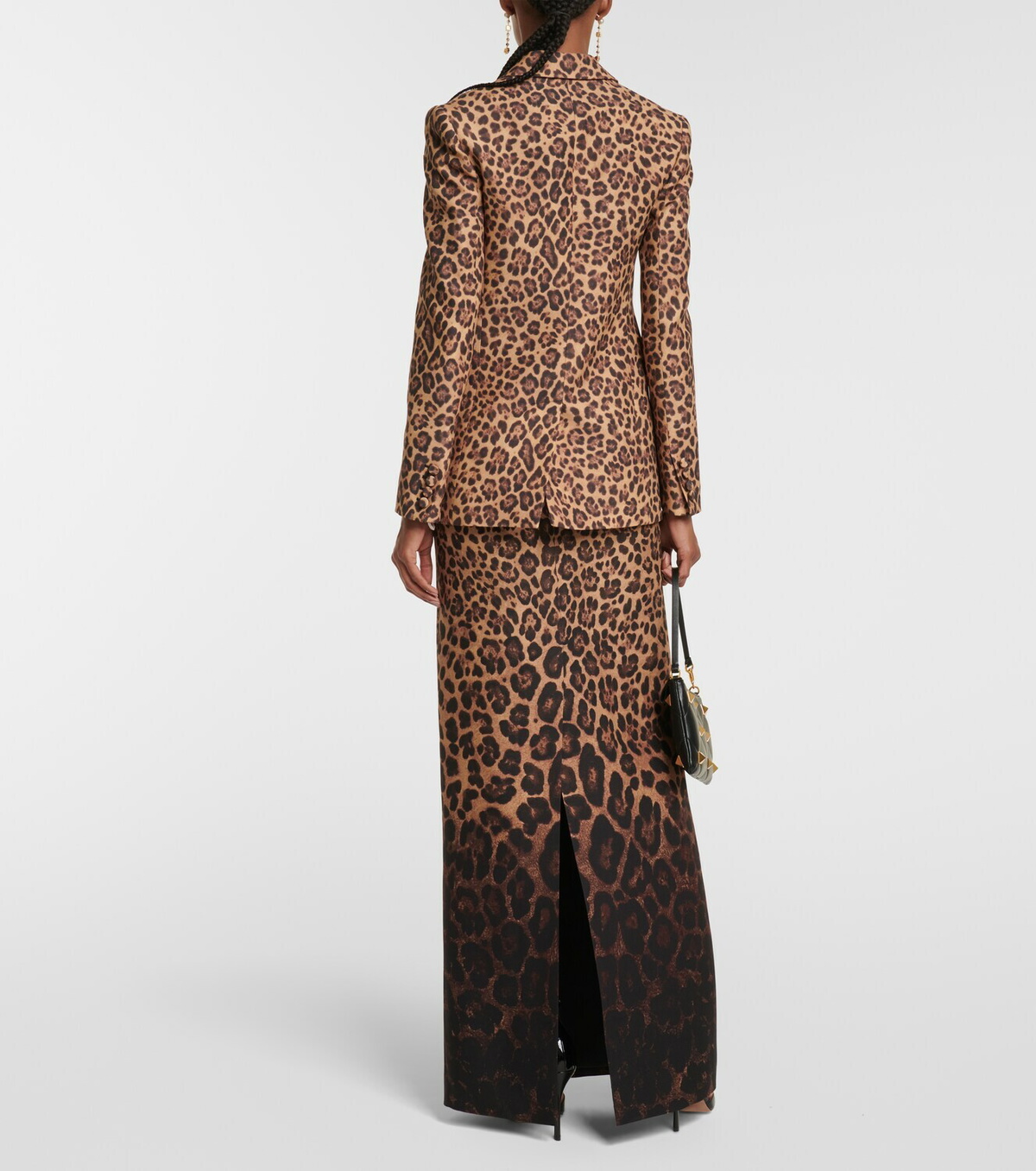 Valentino Leopard-print Crêpe Couture blazer Valentino