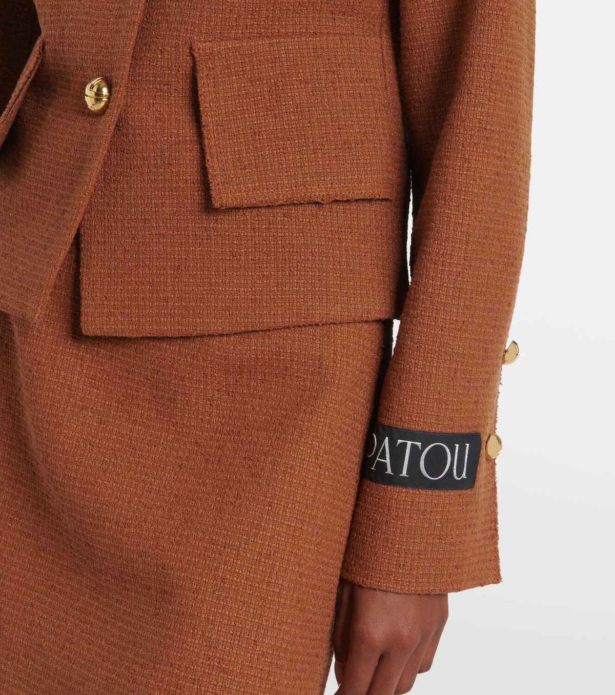Patou Iconic wool and cotton-blend jacket Patou