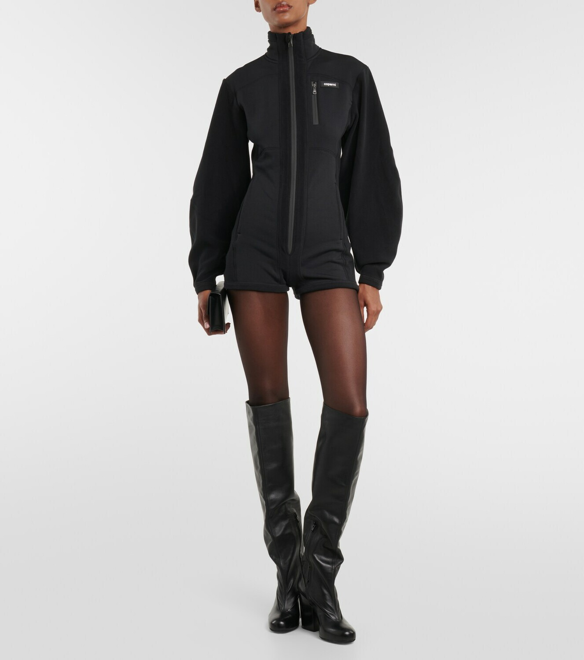 Coperni Logo fleece playsuit Coperni