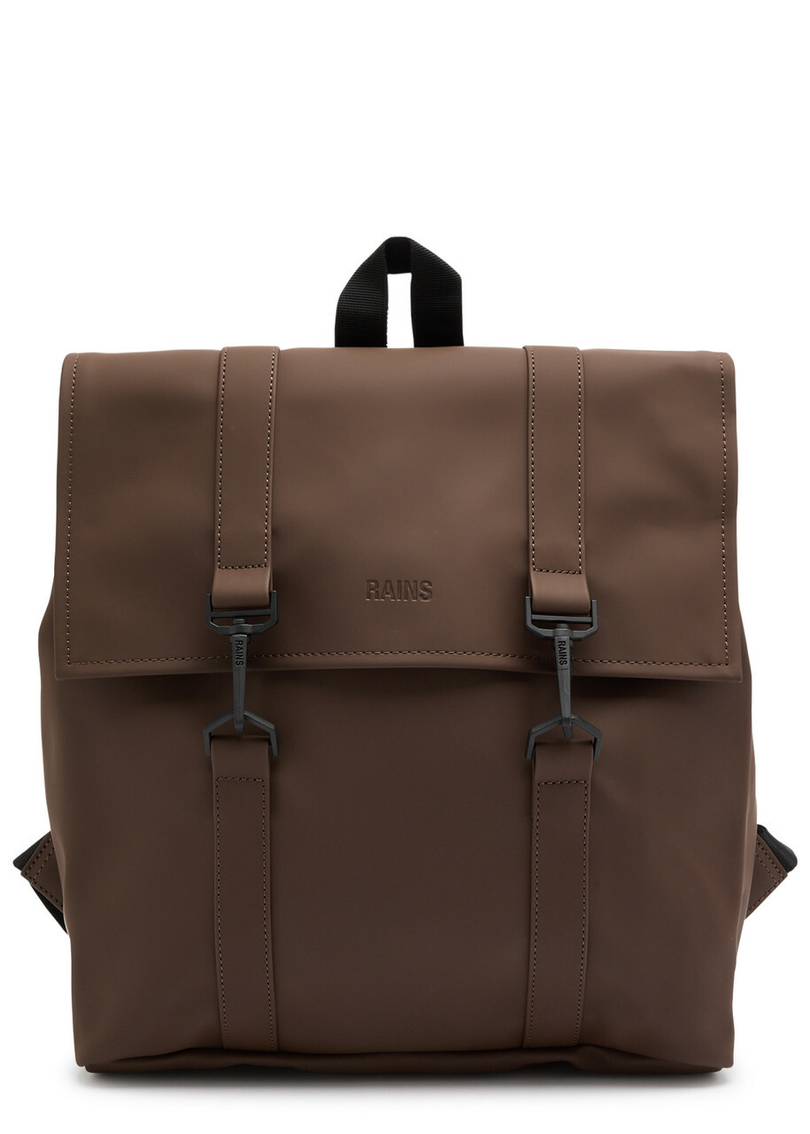 Rains Msn Mini Rubberised Backpack - Chocolate - One Size Rains