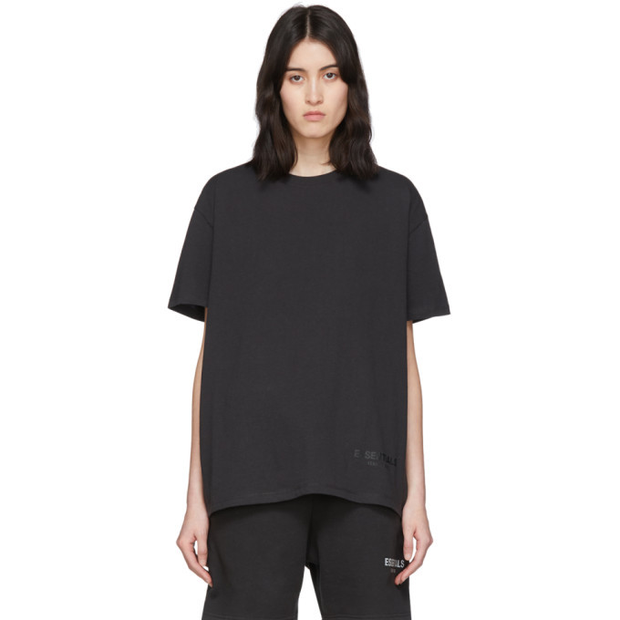 Essentials Black Reflective T-Shirt Essentials