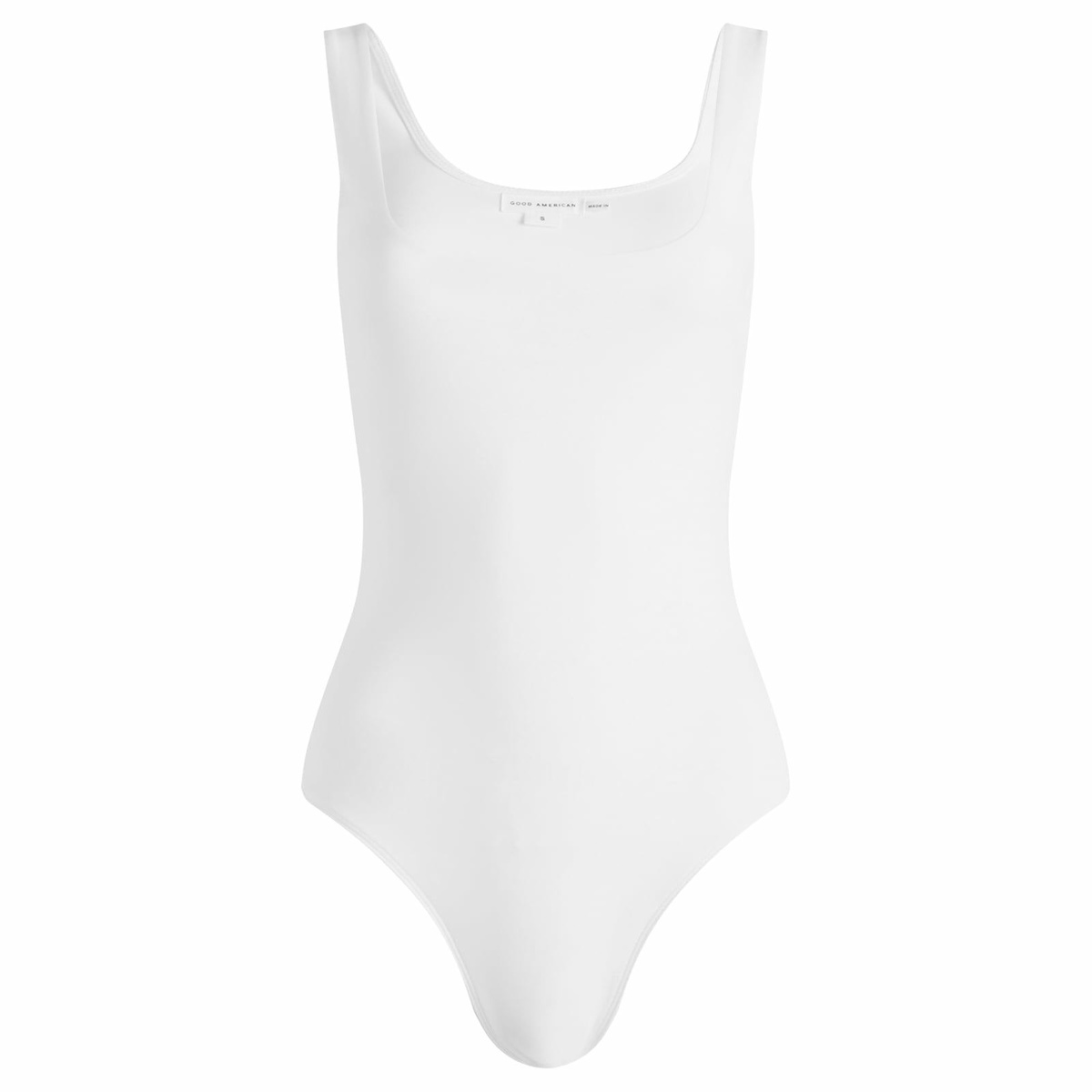 Good American Women's Scuba Modern Tank Body in White Good American
